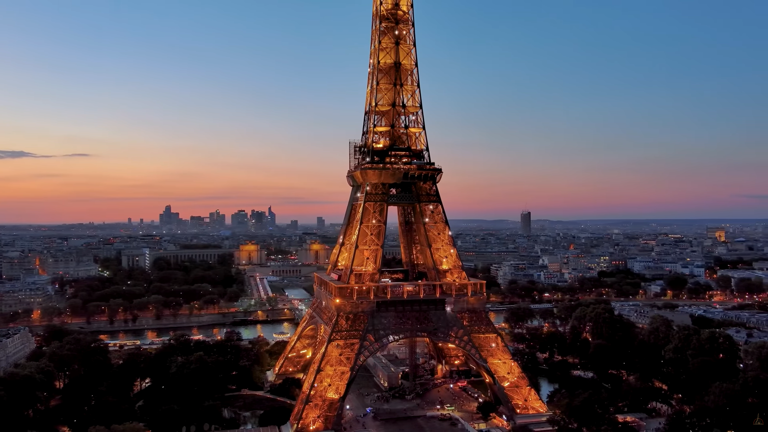 A traditional Paris bistro experience near the Eiffel Tower showcasing ...