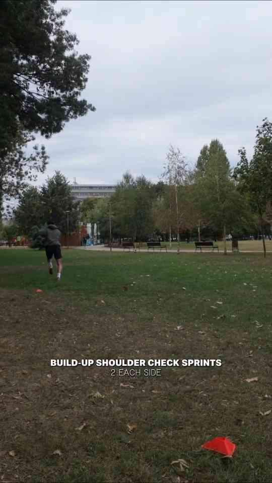 Speed workout for athletes explosive performance training session