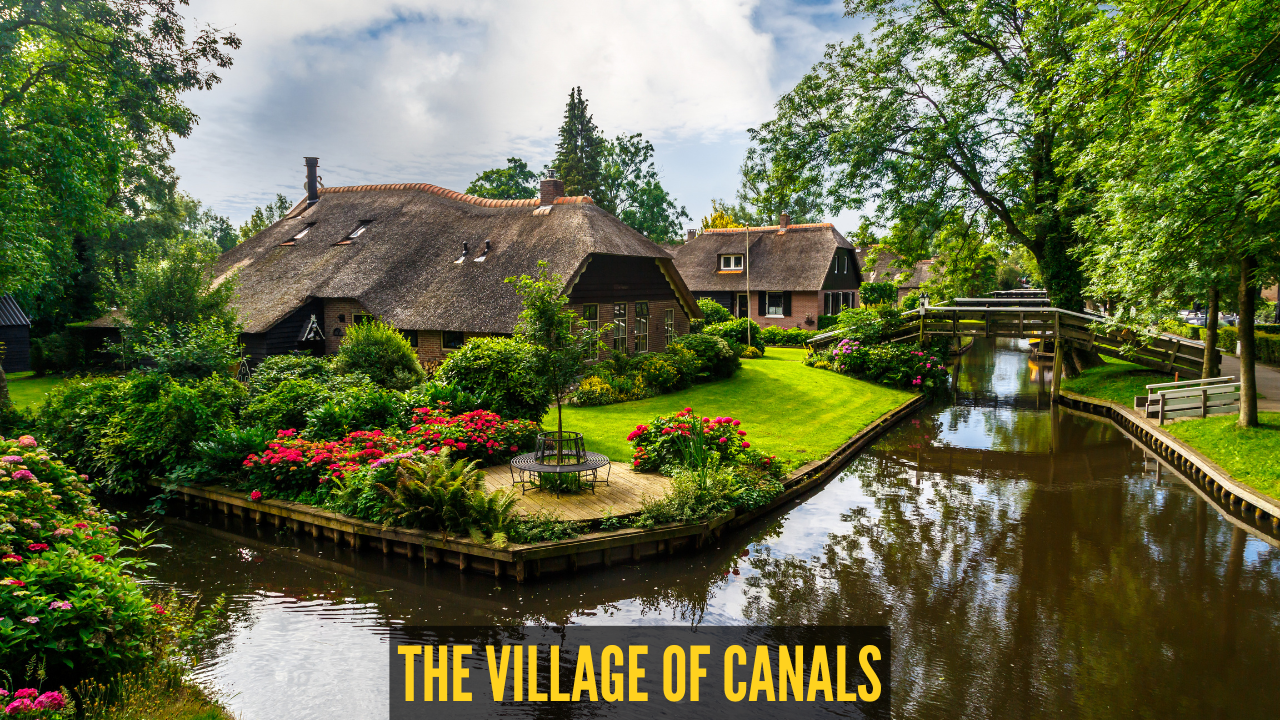 This fairytale Dutch village has no roads, only canals and boats