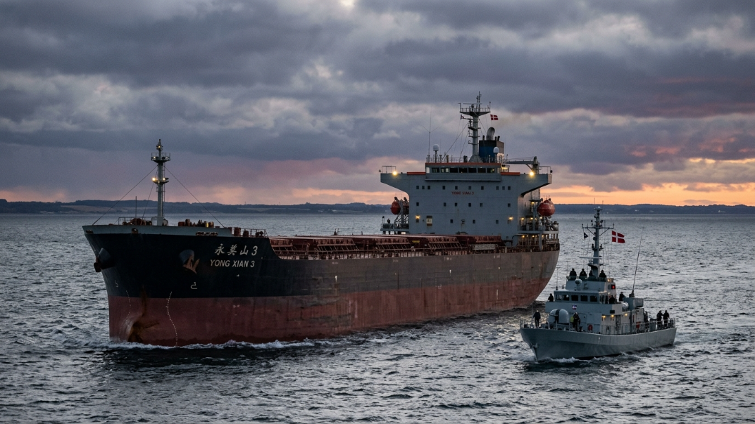 Chinese ship shadowed after Baltic cables were cut
