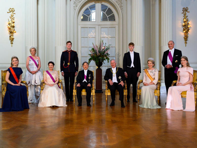 Premiere in Belgium: All royal children celebrate at state banquet