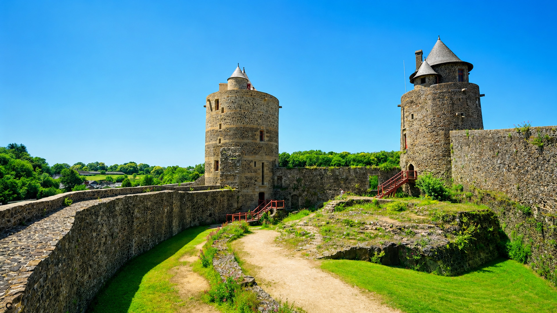 Château de Fougères captures the spirit of medieval warfare (4K)