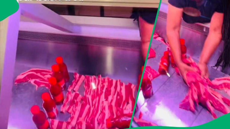 Woman's bold trolley dash behind butchery counter ignites debate on ...