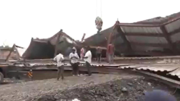 Under-construction warehouse collapses in Kolkata, several feared trapped