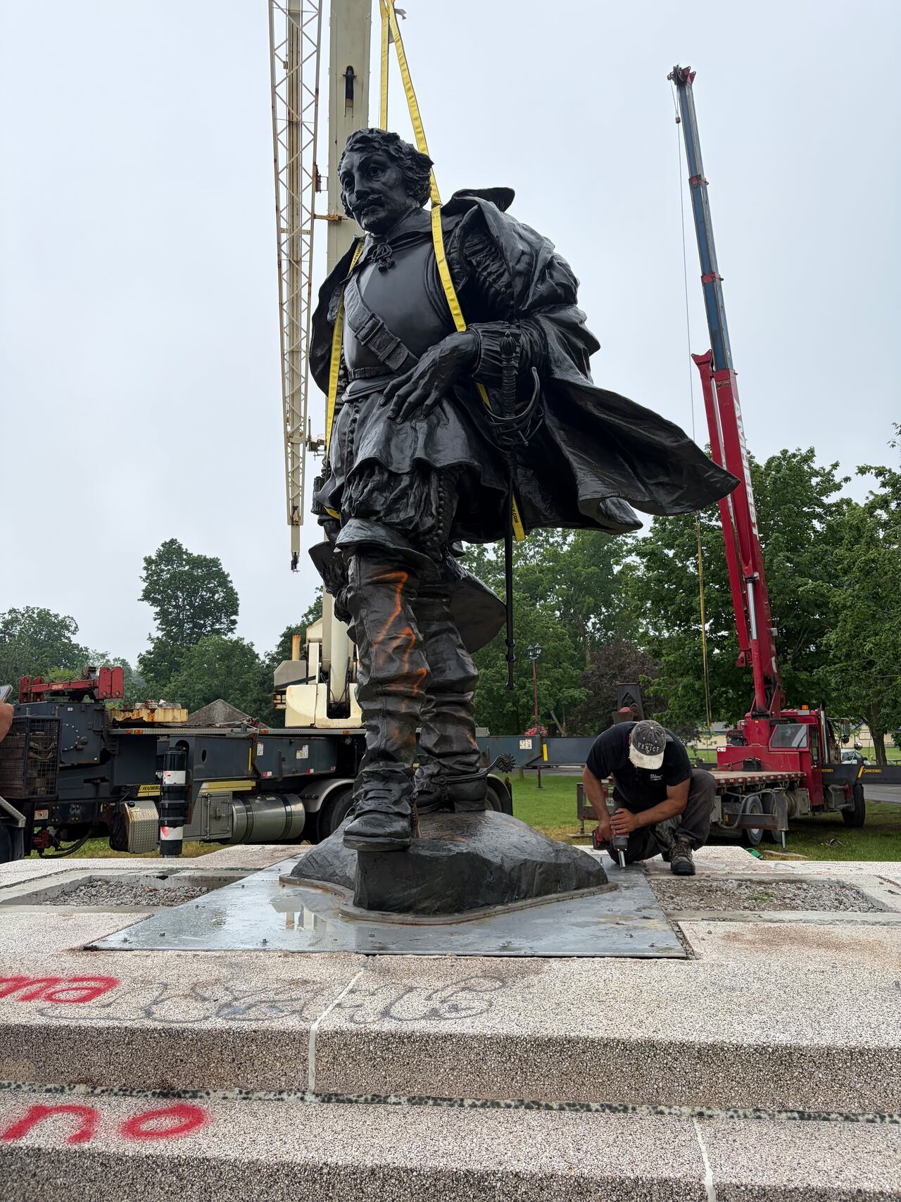 Orillia, Ont., to decide fate of controversial Samuel de Champlain statue