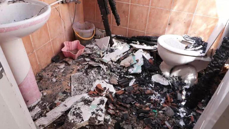 Yangın söndü ama kabus bitmedi! Çatısı olmayan 22 dairelik apartmanda ...