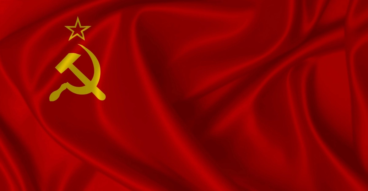 Soviet flag stunt ends in brutal plunge from giant pine tree