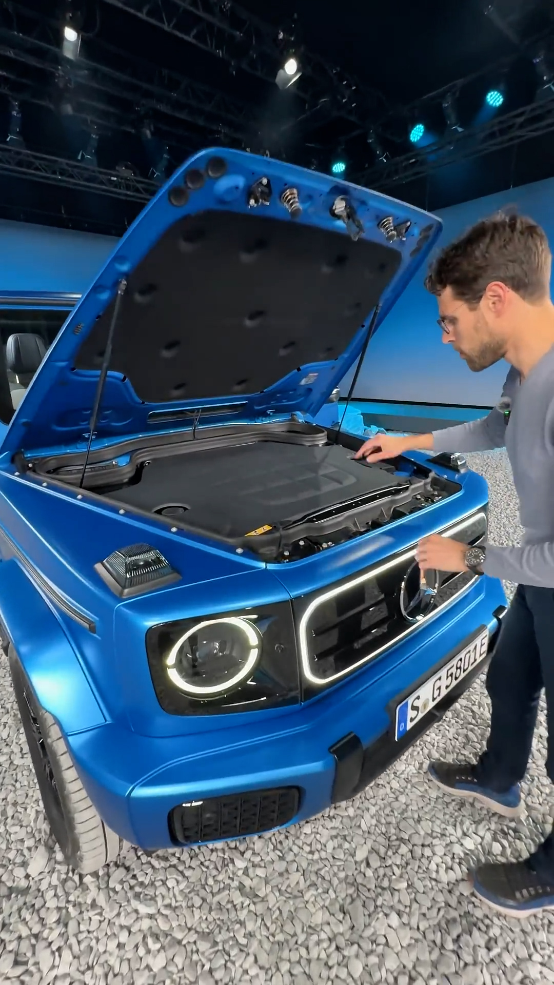 Mercedes G580 EQ überrascht mit der Front