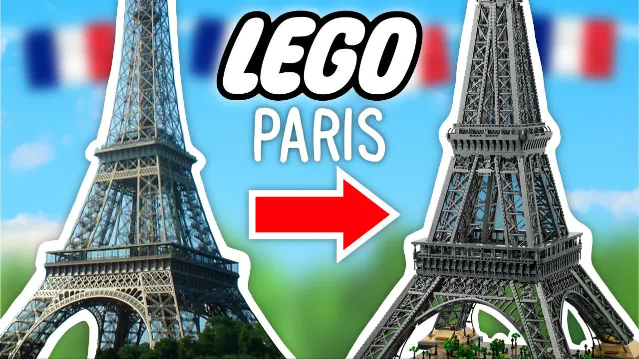 Building Paris out of LEGO while exploring the real city