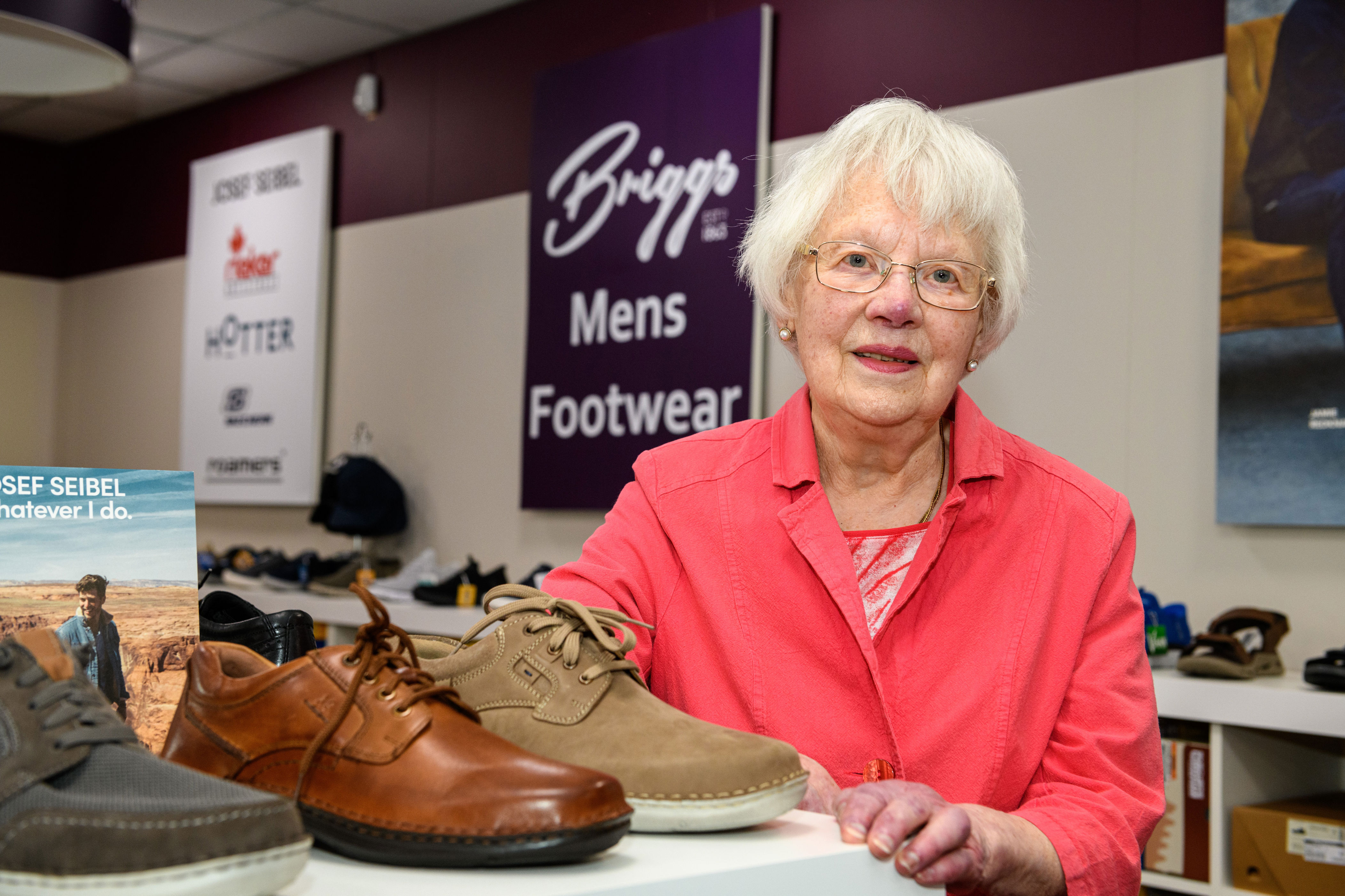 Morecambe family shoe business celebrates matriarch Mary Powney’s 90th ...