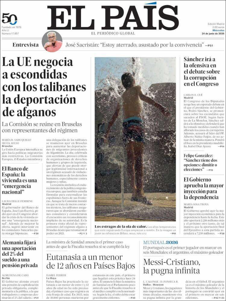 ¿Quién escucha a Felipe González en las portadas?