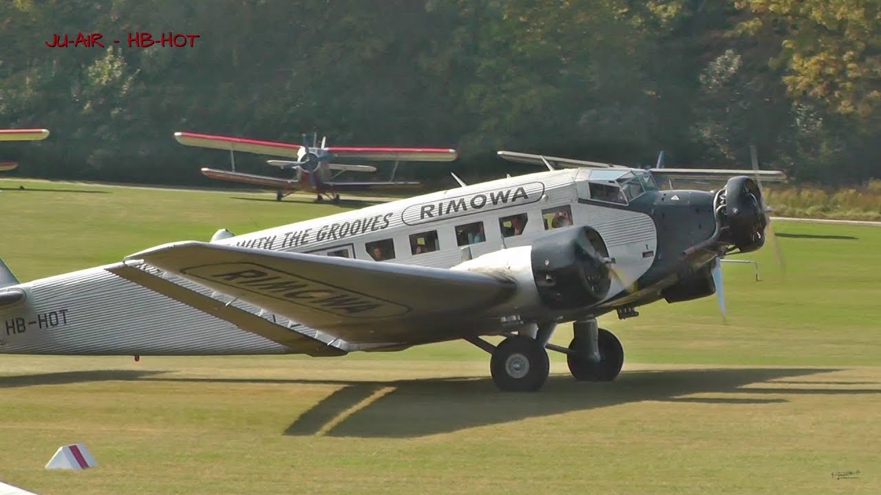 Schau dir diese historische Ju 52 bei zwei Starts an - „Wenige Wochen ...
