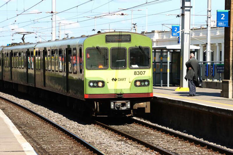 Major disruption to Dart and northern commuter train services after ...