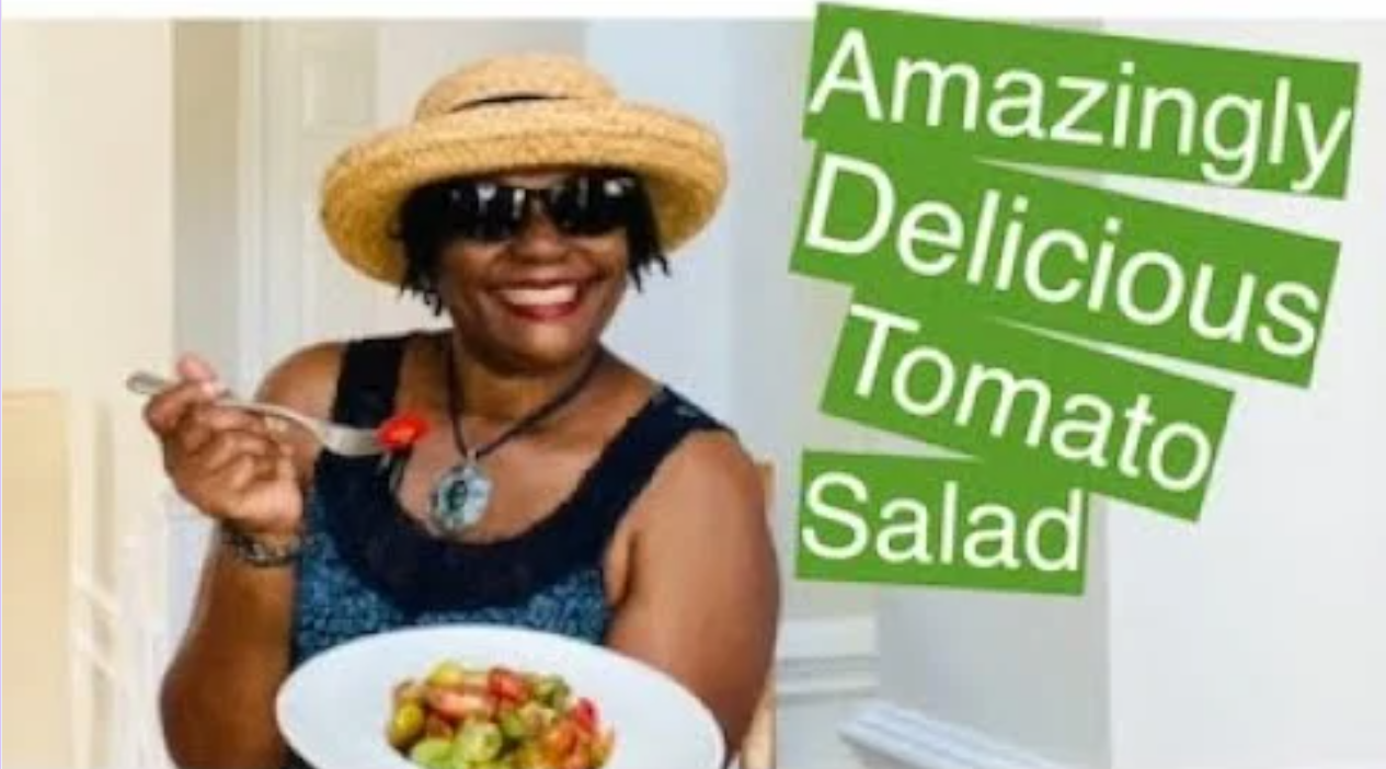 Amazingly delicious tomato salad fresh healthy recipe idea