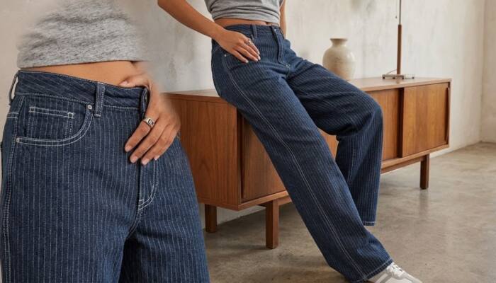 Trendy wide leg jeans to upgrade your street style on Temu Spain