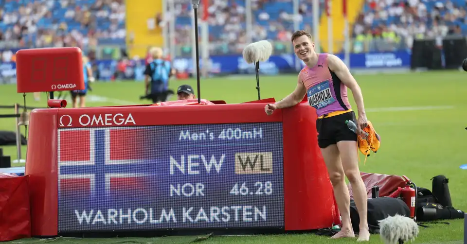 Mistrz świata wraca na Stadion Śląski. Karsten Warholm chwali energię ...