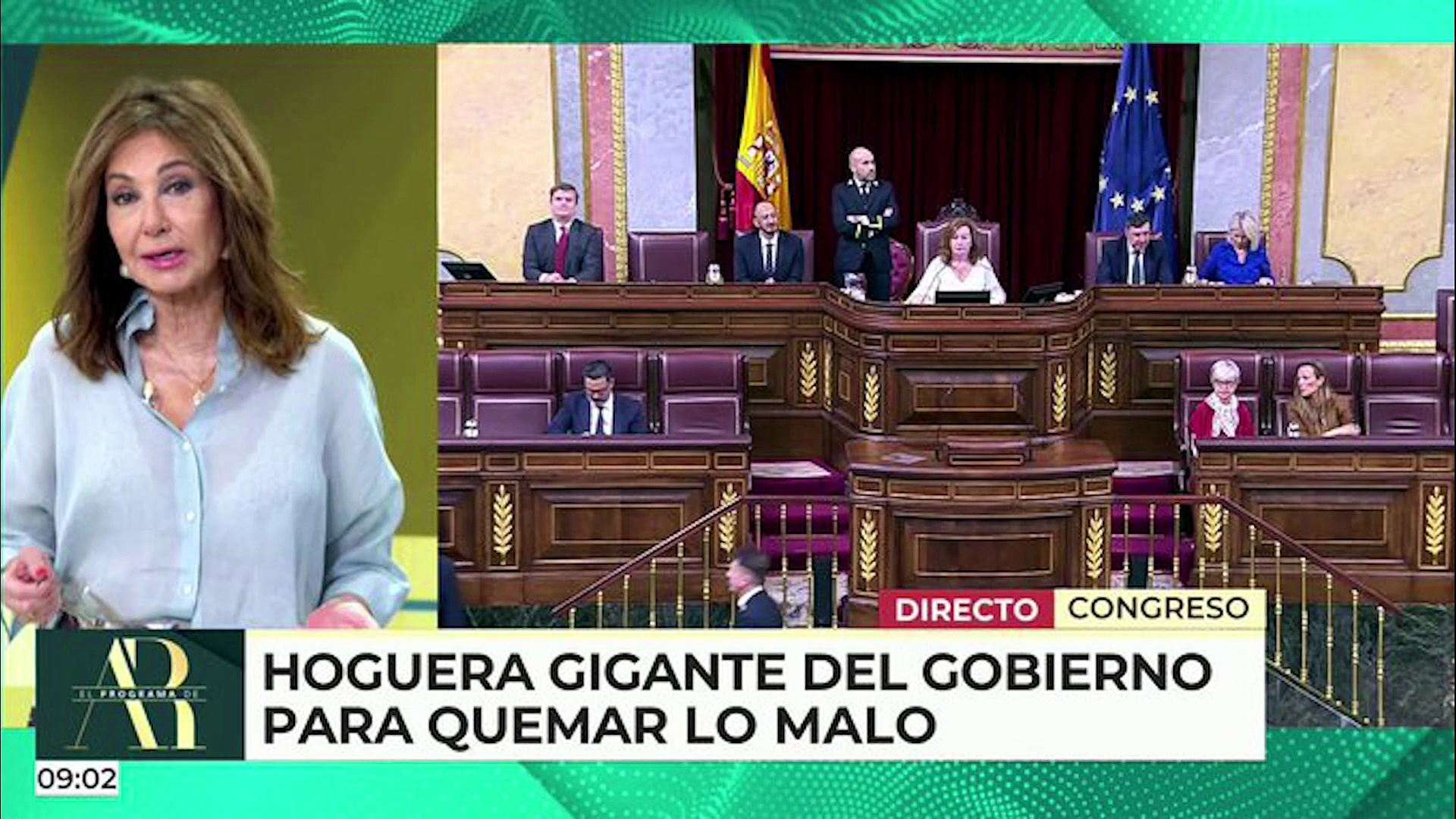 Ana Rosa hace un repaso de las fétidas Moncloacas en el día más negro ...