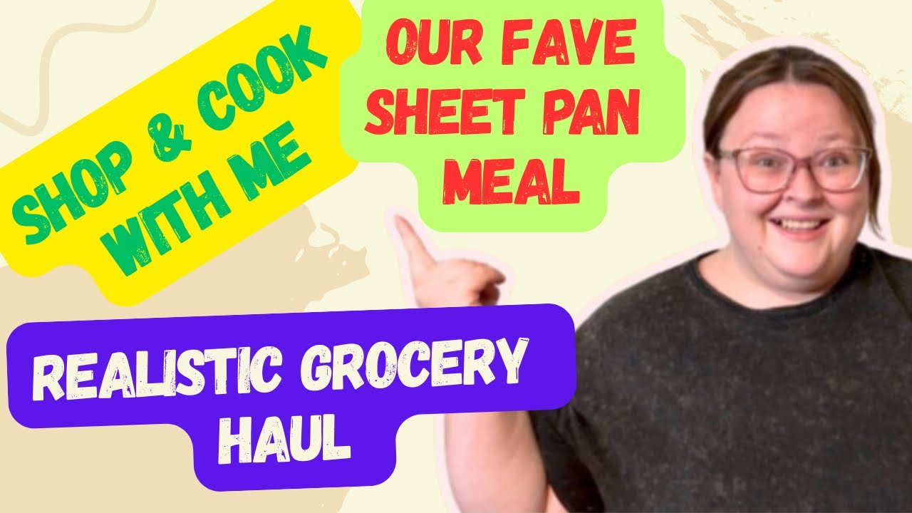 Shop and cook with me realistic grocery haul for a family of five easy ...