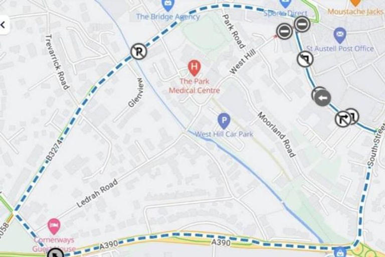Major St Austell road is made one-way for 18 months