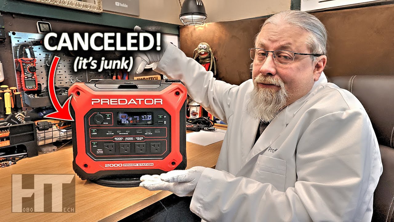 Harbor Freight PREDATOR 2000 portable power station | Recalled after ...