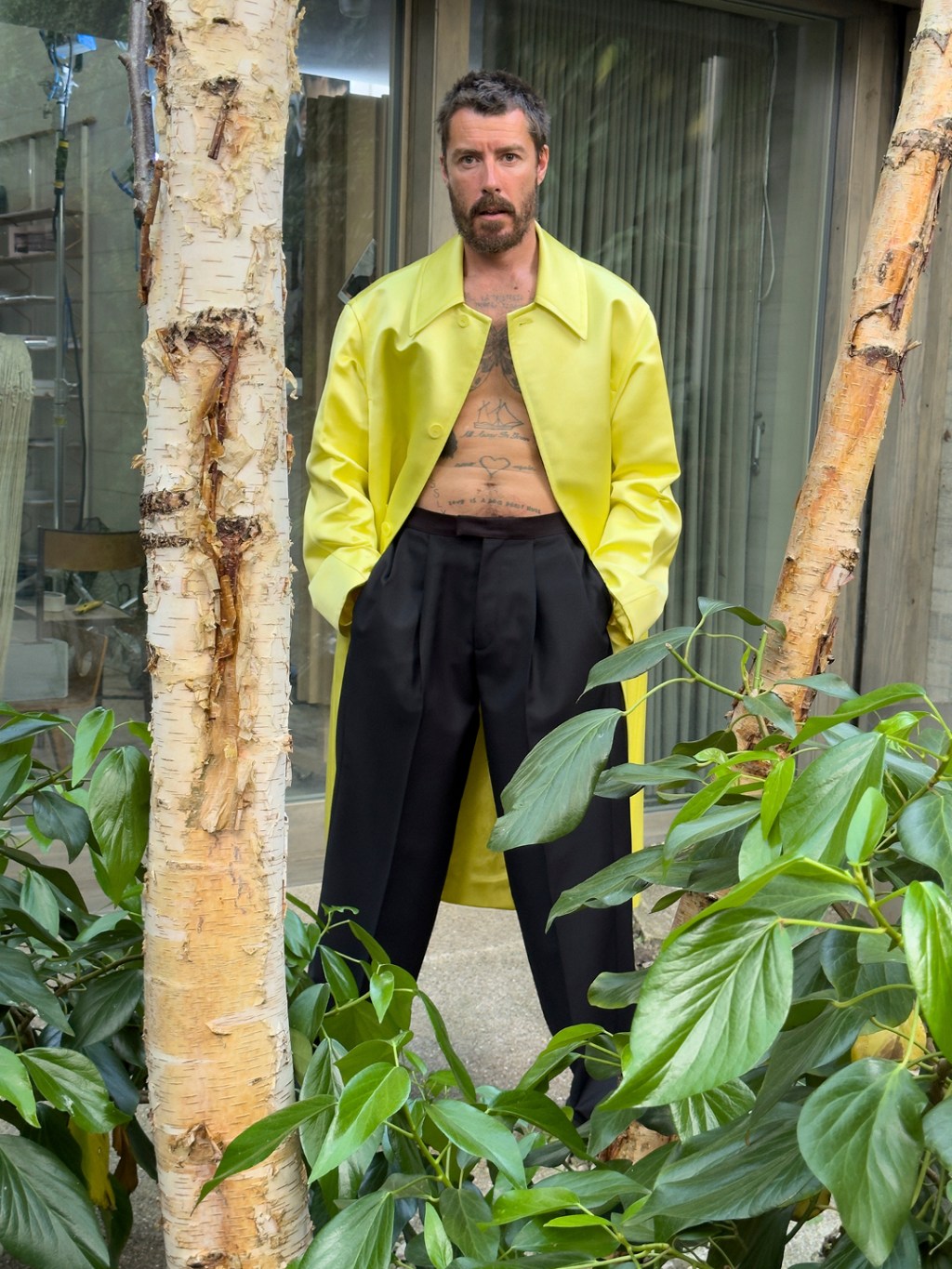 Sarah Burton has unveiled her first men's campaign for Givenchy