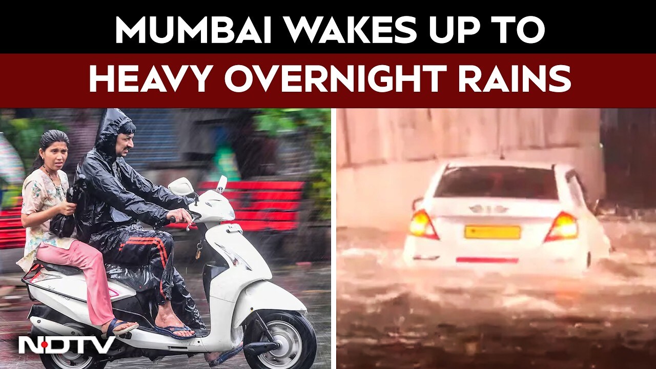 Mumbai rain news today: Mumbai wakes up to heavy overnight rains, more ...