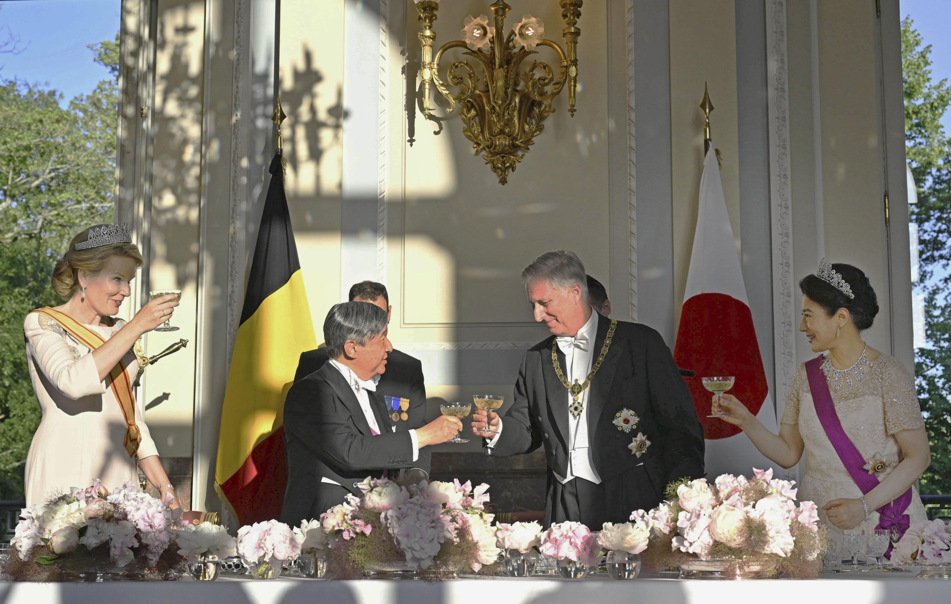 Emperor Naruhito voices hope for lasting Japan-Belgium friendship