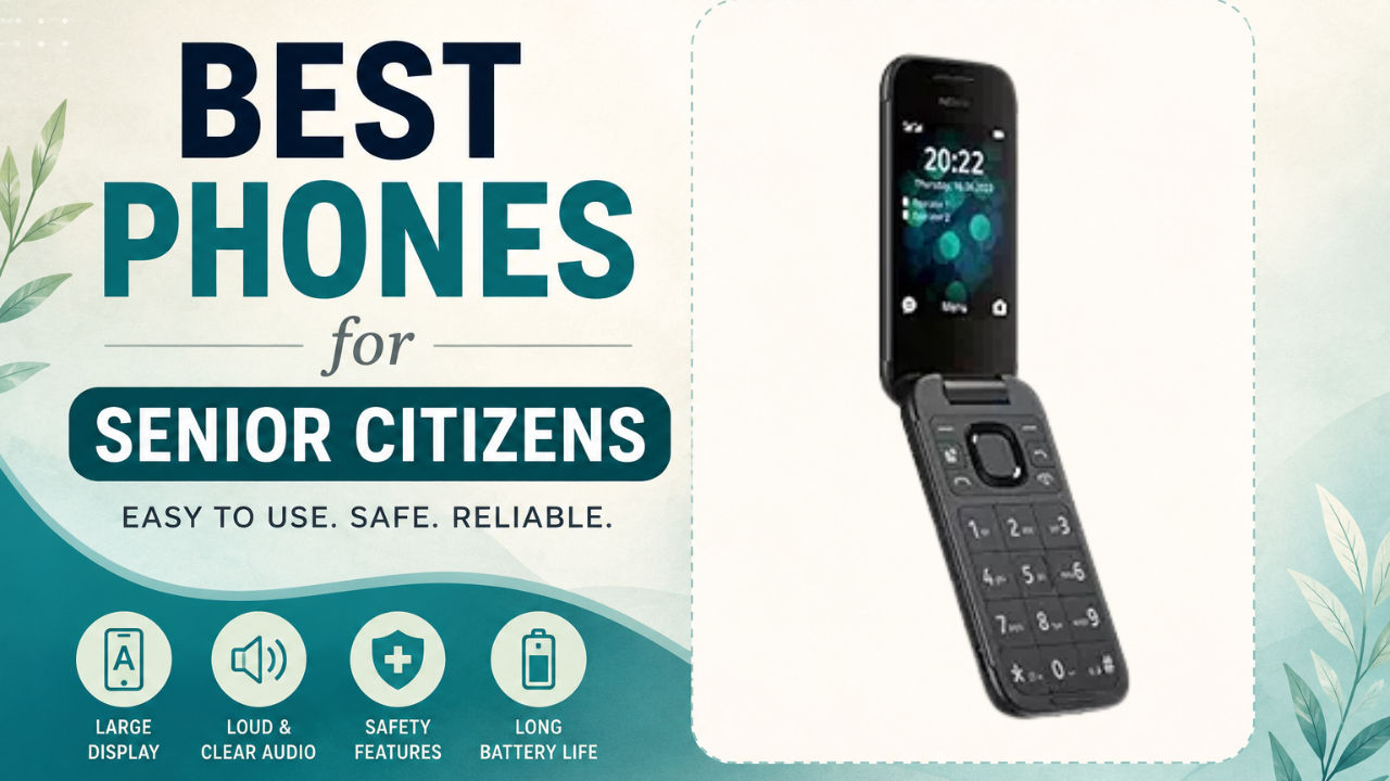 Best phones for senior citizens: Nokia 2660 Flip 4G, HMD 110 4G and more