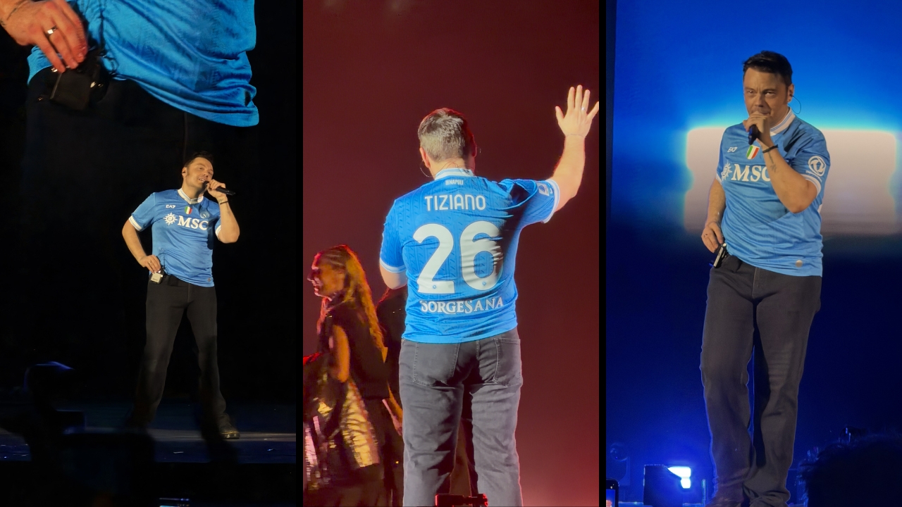 Politano-Spinazzola show al concerto di Tiziano Ferro, scatenati con ...