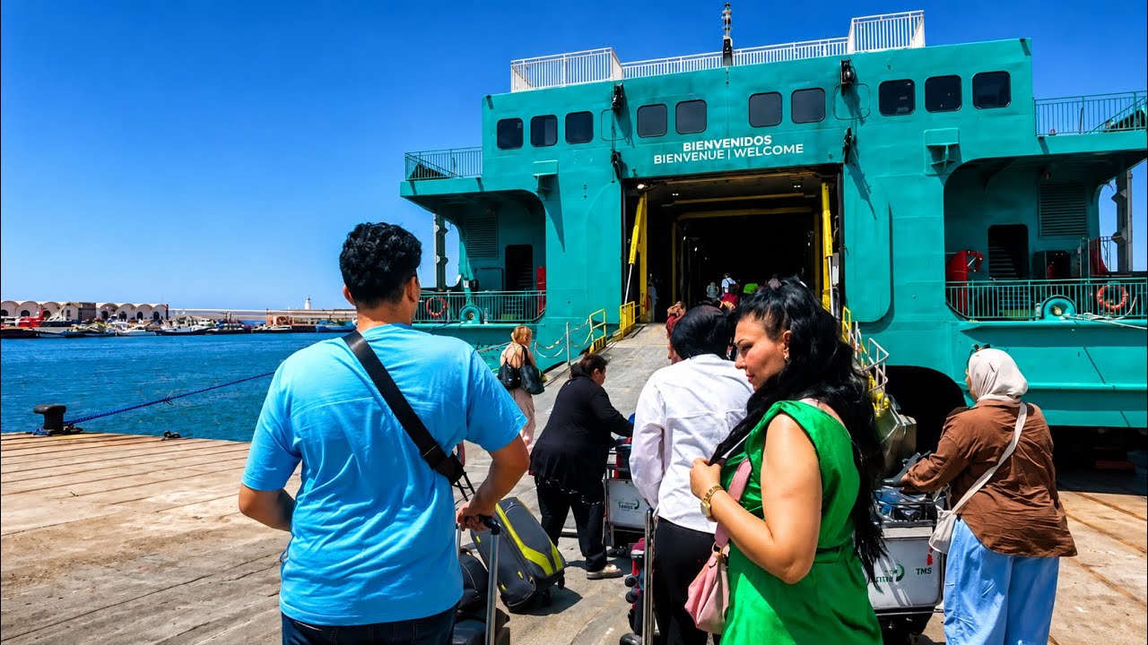Spain to Tangier, Morocco ferry crossing Strait of Gibraltar 2026 ...