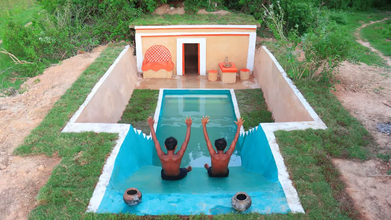 Would you trust an underground house built like this?
