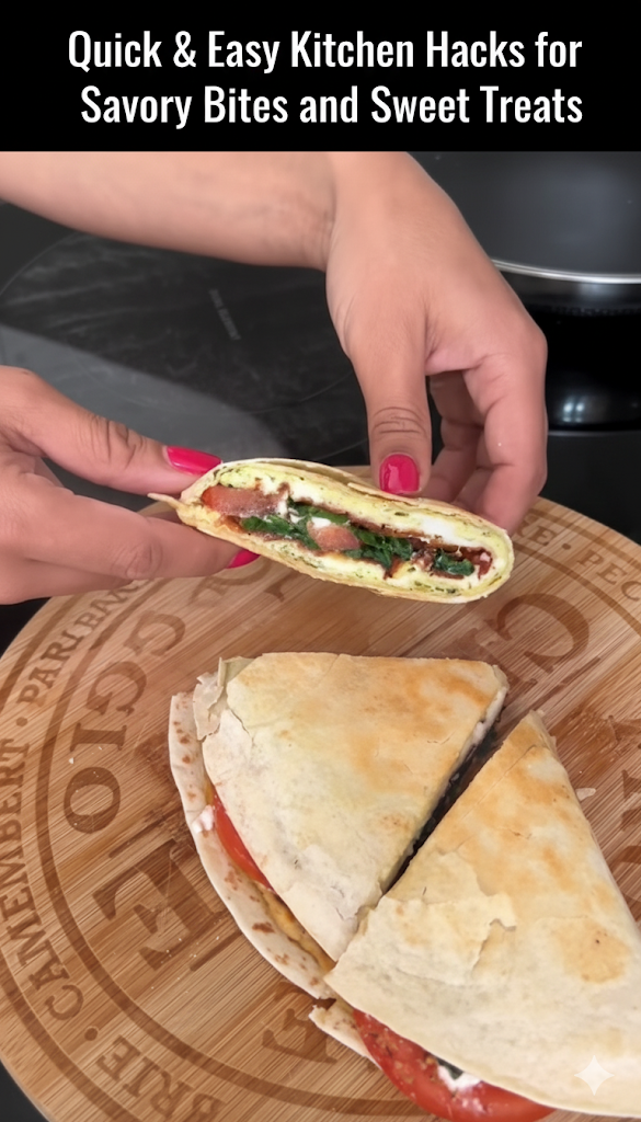 Quick kitchen hacks for savory bites and sweet homemade treats