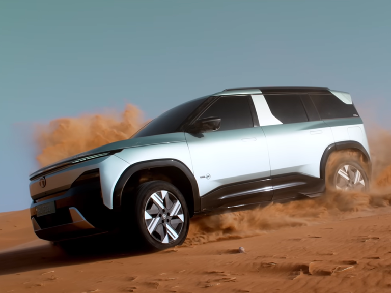 Tata Sierra EV teaser released: Check launch date, battery options ...