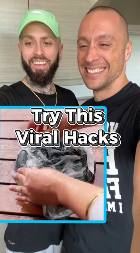 Viral hacks 3D hologram clean pan trick and beef wrapped spaghetti tested
