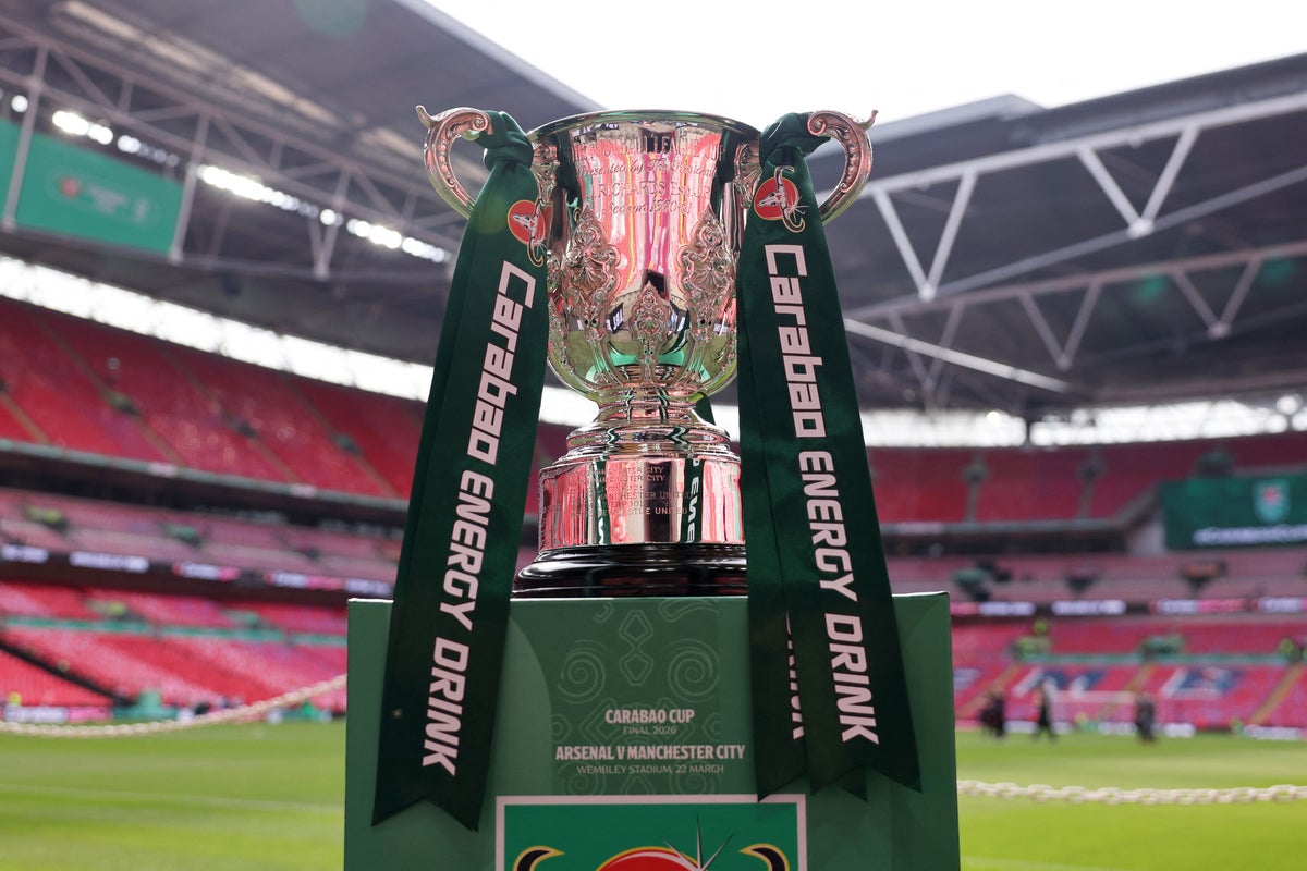 When is the Carabao Cup first-round draw?