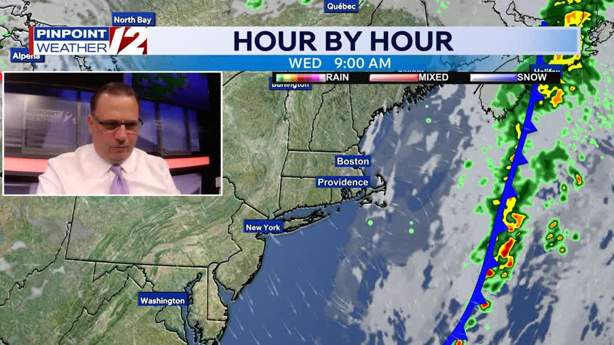 WPRI 12 weather now 6/24/26: Drier and warmer today with sunshine
