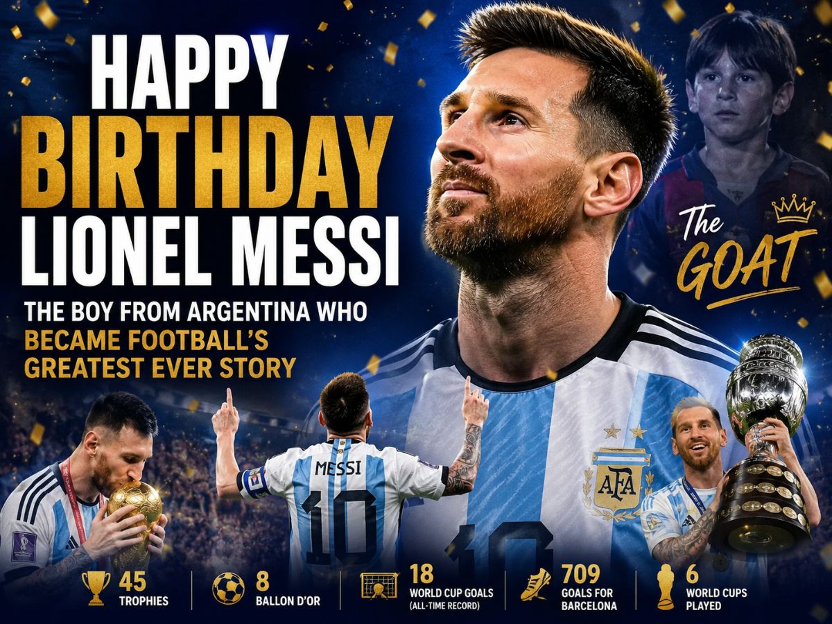 Happy birthday Lionel Messi: The boy from Argentina who became football ...