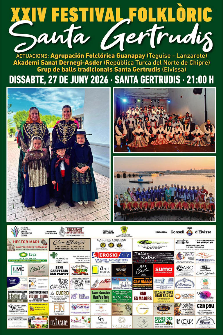 Santa Gertrudis celebra este sábado la XXIV edición de su Festival ...