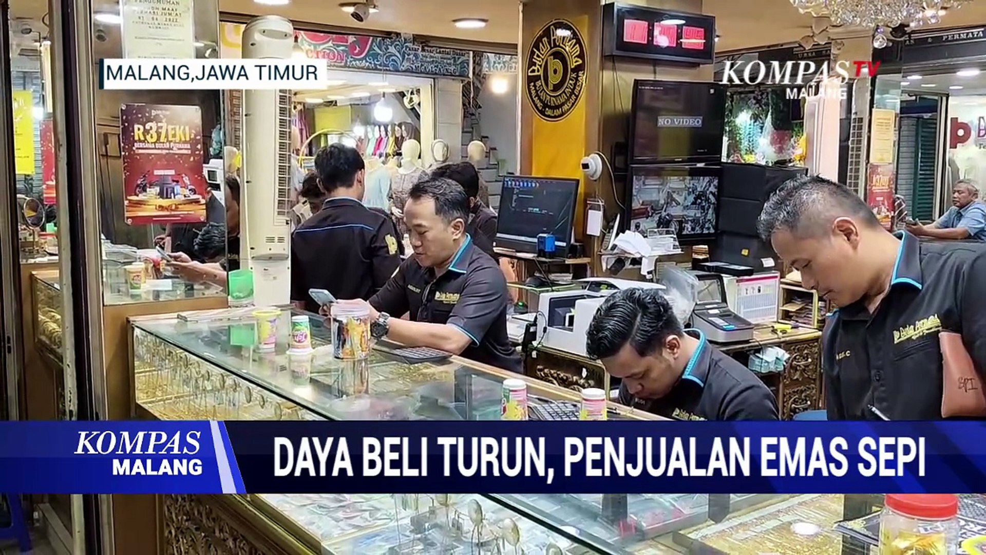 Daya beli turun, penjualan perhiasan emas lesu