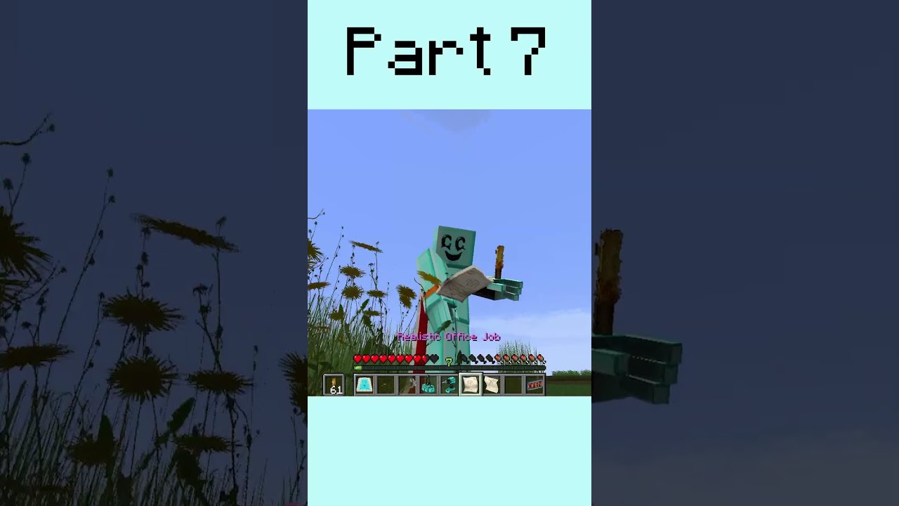 Using custom upgrades to make Minecraft feel more realistic