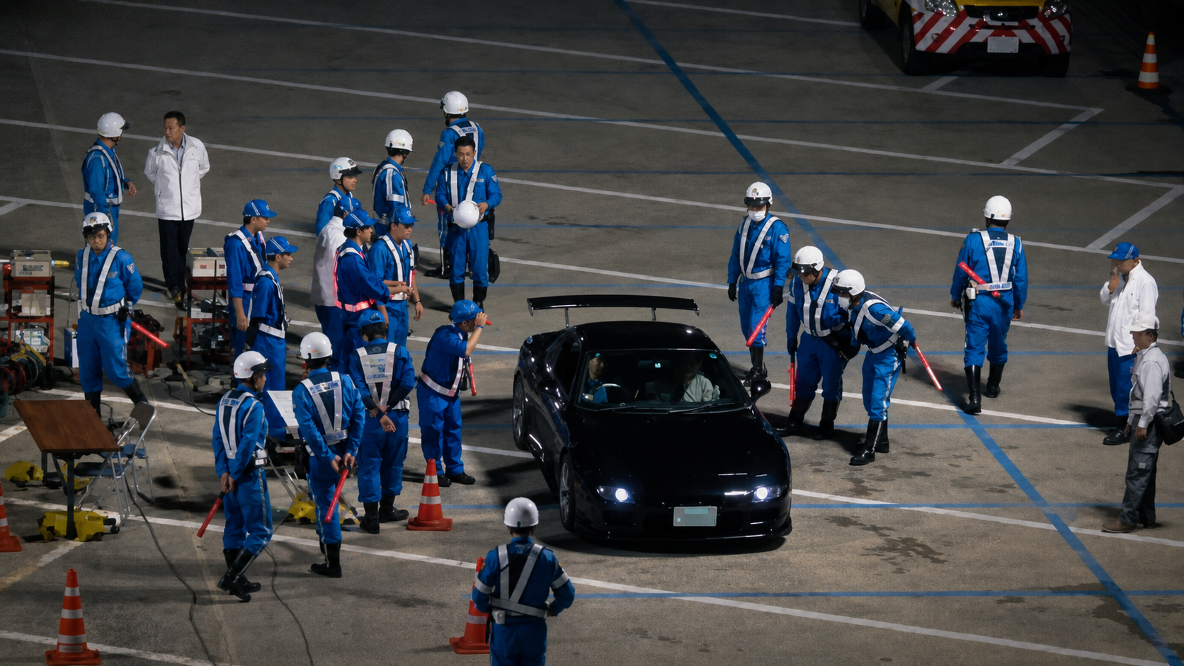 Watch what happens when the police stop a street racing car
