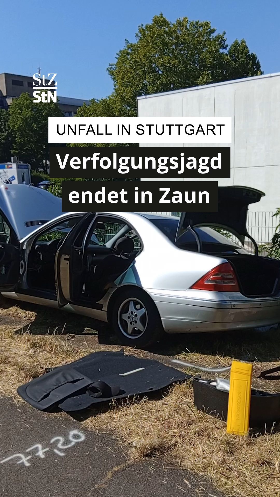 Verfolgungsjagd in Stuttgart: Mercedes-Fahrer flüchtet vor Polizei ...