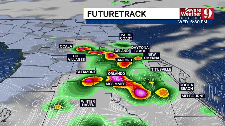 Cold front brings increased rain, storm chances to Central Florida