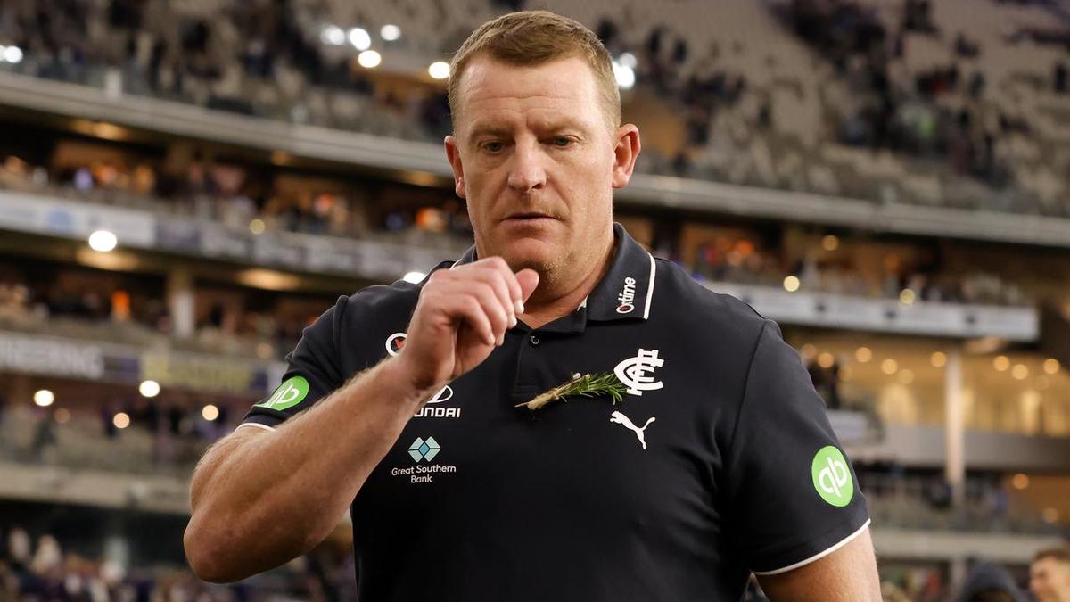 Michael Voss explains 'fear' over history repeating ahead of Carlton ...