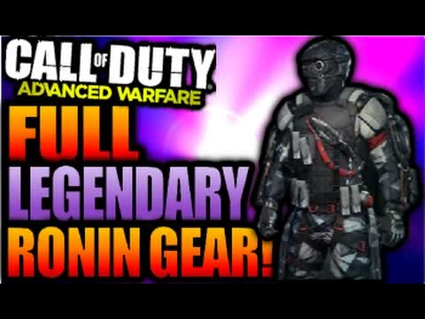 COD Advanced Warfare new full legendary Ronin gear set (supply drop ...