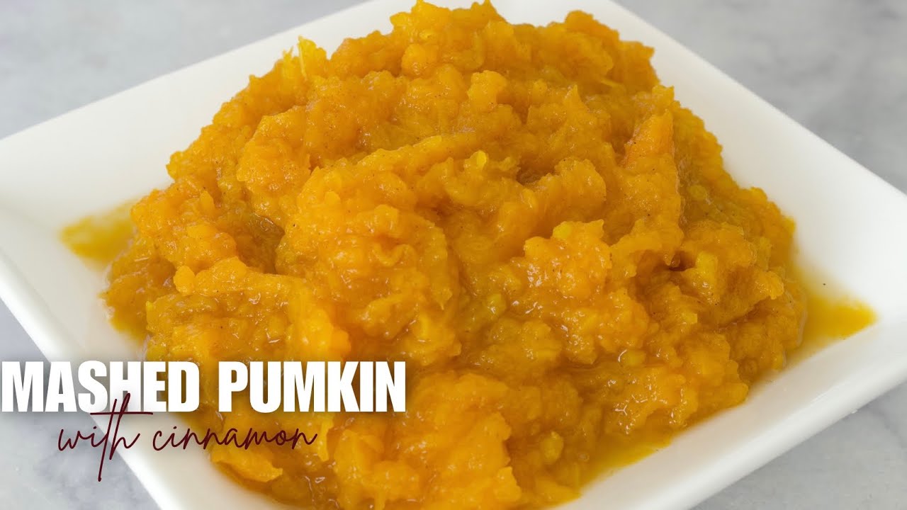 Easy 4 ingredient pumpkin mash side dish