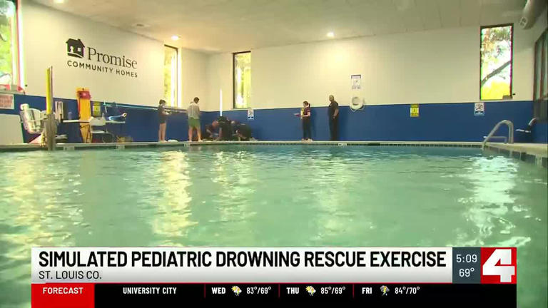 First responders train for pediatric drowning emergencies as summer ...