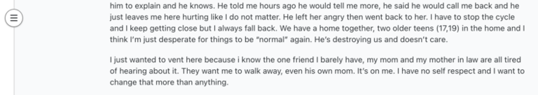 While she was separated from her husband, he moved his affair partner ...