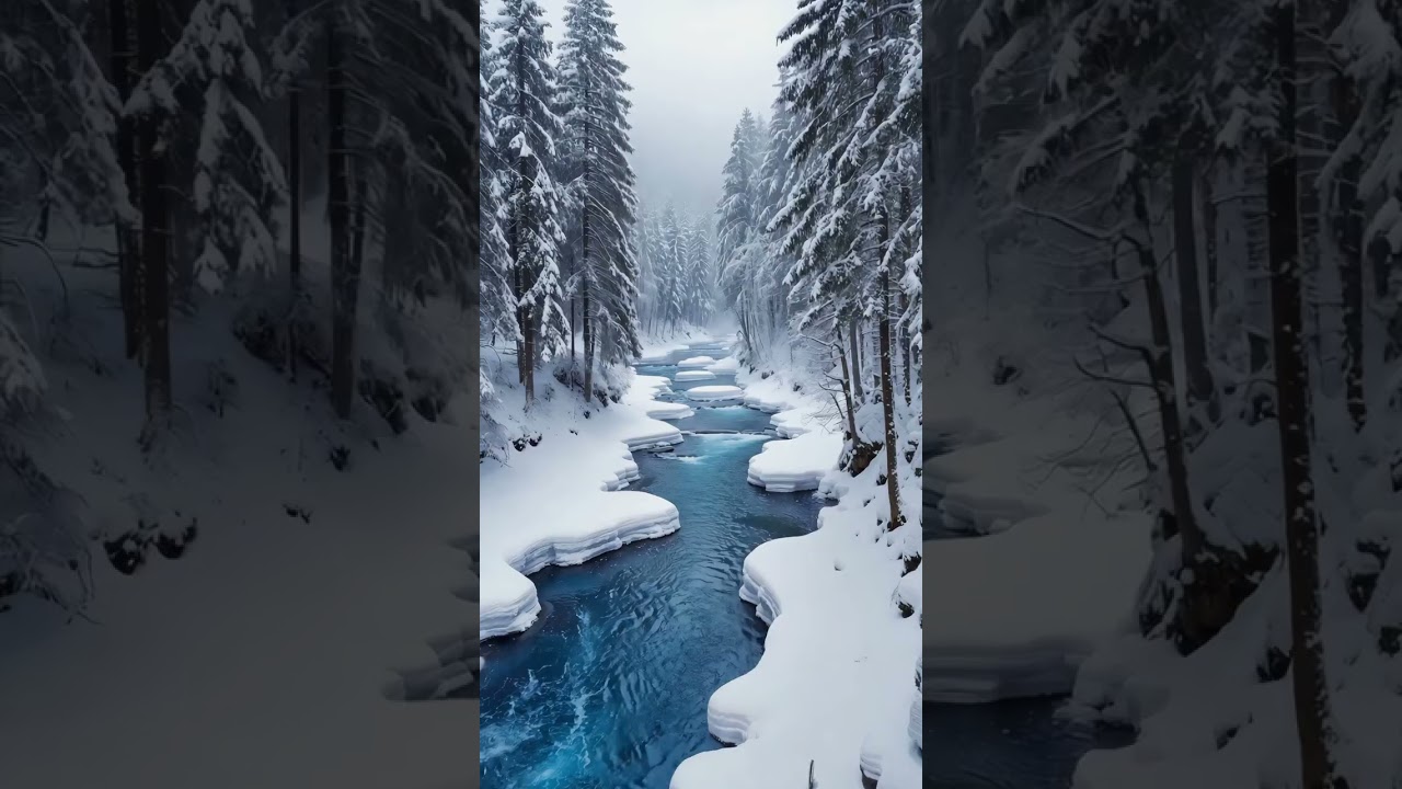 Winter whispers — a visual poem with relaxing music