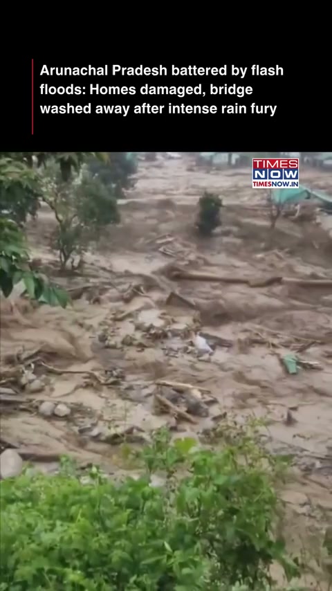 A sudden spell of intense rainfall has triggered flash floods